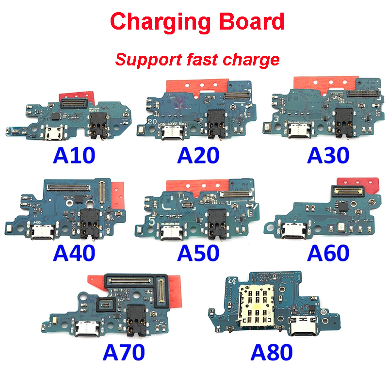 For Samsung A10 A20 A30 A40 A50 A60 A70 A80 A90 Charging Port Board ...
