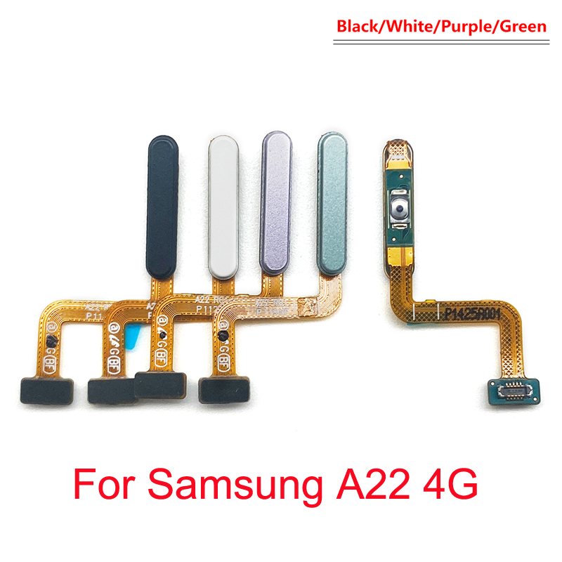 Fingerprint Power Button Flex Finger Print For Samsung Galaxy A22 4G 5G ...