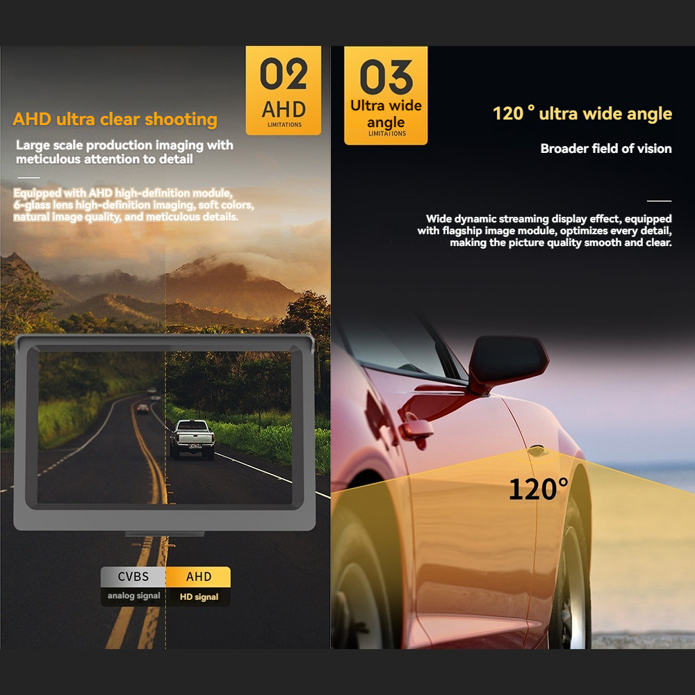 Car Side View Camera, HD Blind spot Camera, Waterproof Side View Camera ...