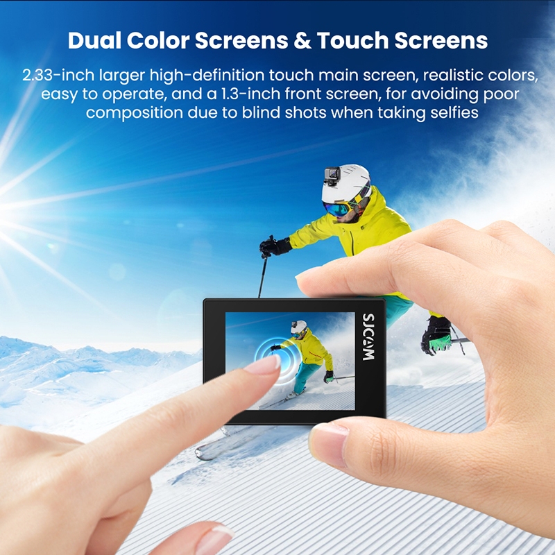 SJCAM SJ11 Active Action Camera Dual Touch Screen 4K Ultra HD 20MP DV ...