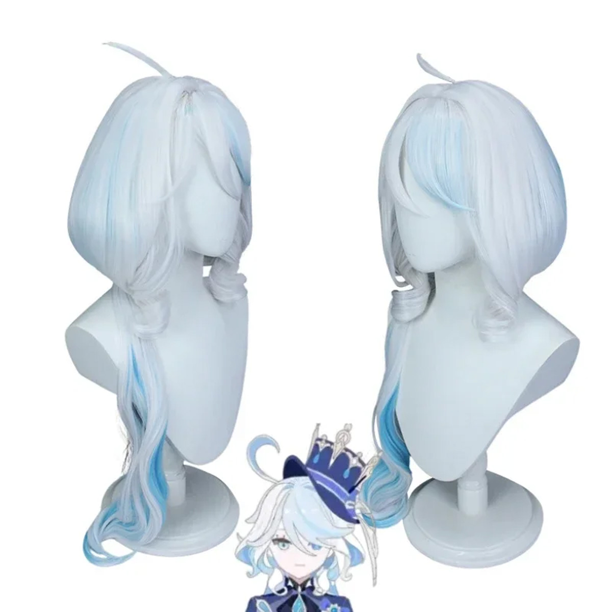 Focalors Cosplay Furina Costume Daily Black Clothes Carnival Uniform ...