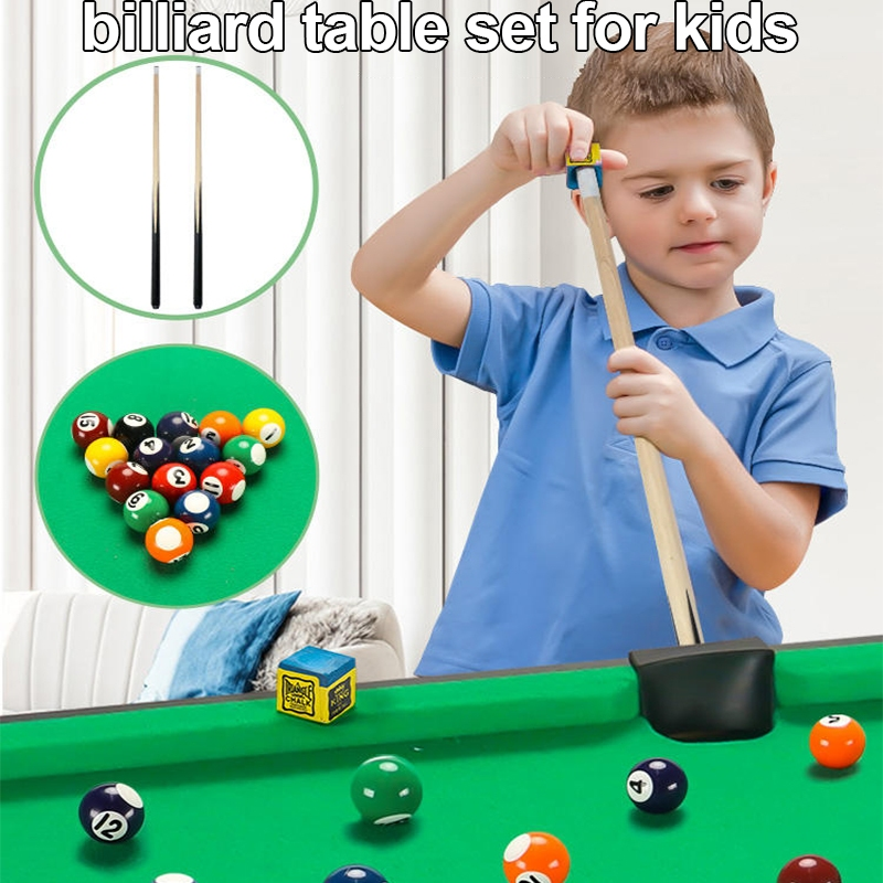 JC Mini Billiard Table Set 36x20 Inches Wooden Tabletop Pool Table Set ...