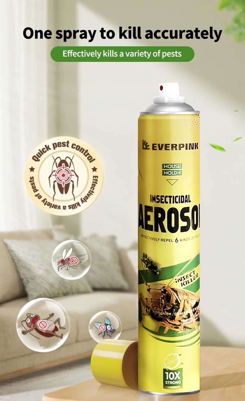 Everpink/Baolilai Mosquito Killer 750ML Lemon Insecticide Cockcroach ...