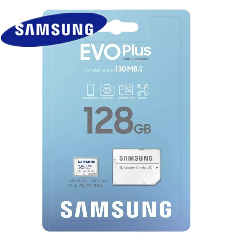 Samsung 512GB 256GB 128GB A2 V30 Memory Card EVO Plus Micro SD Card ...