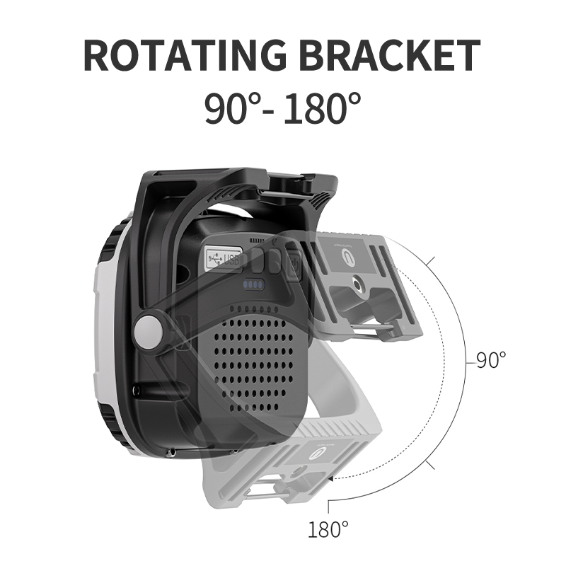 Smiling Shark GZ0892 Led Work Light Type-c Rechargeable with Magnets ...