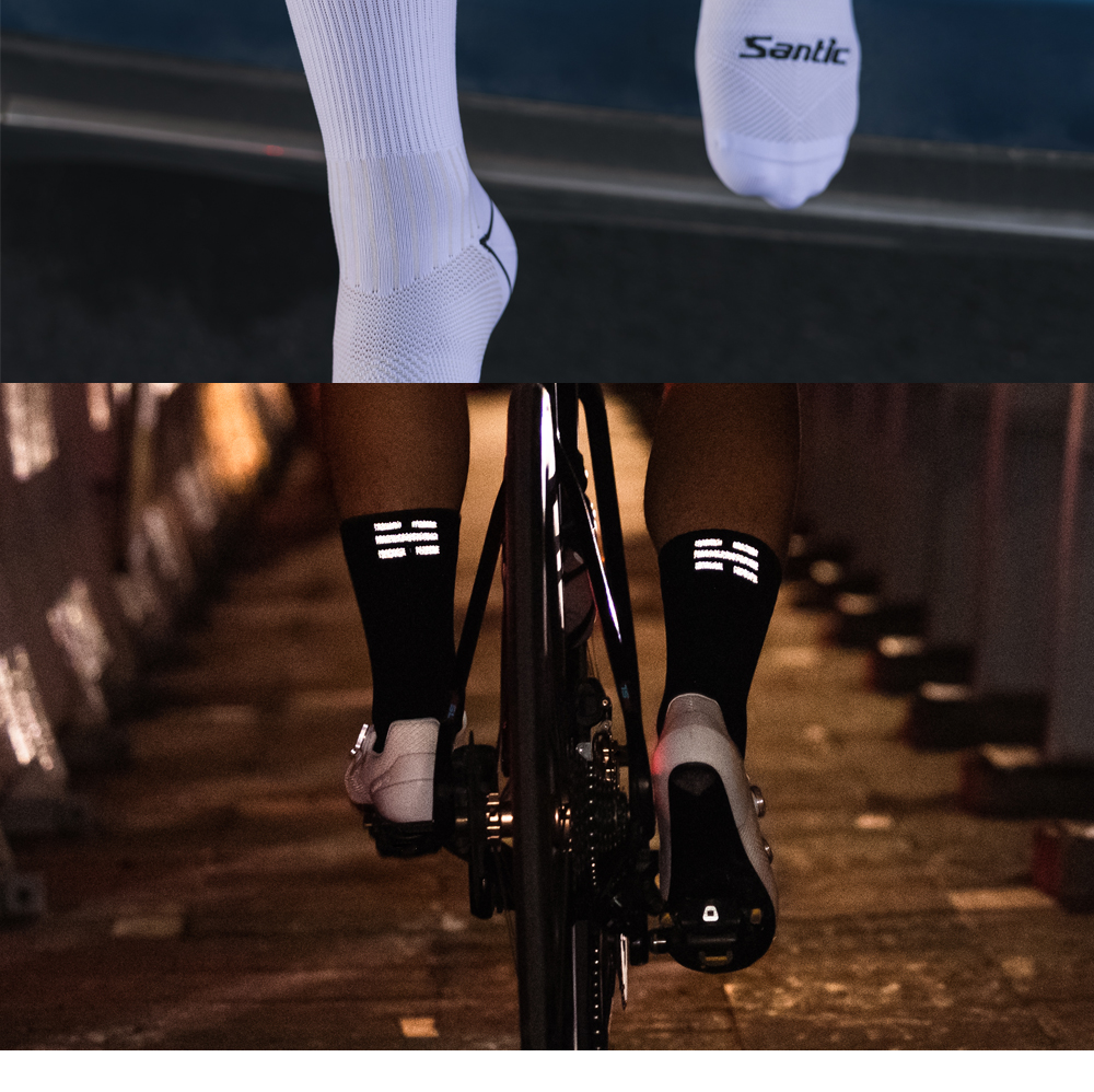 Santic Unisex Cycling Socks Sports Breathable Anti-sweat Outdoor Wear ...