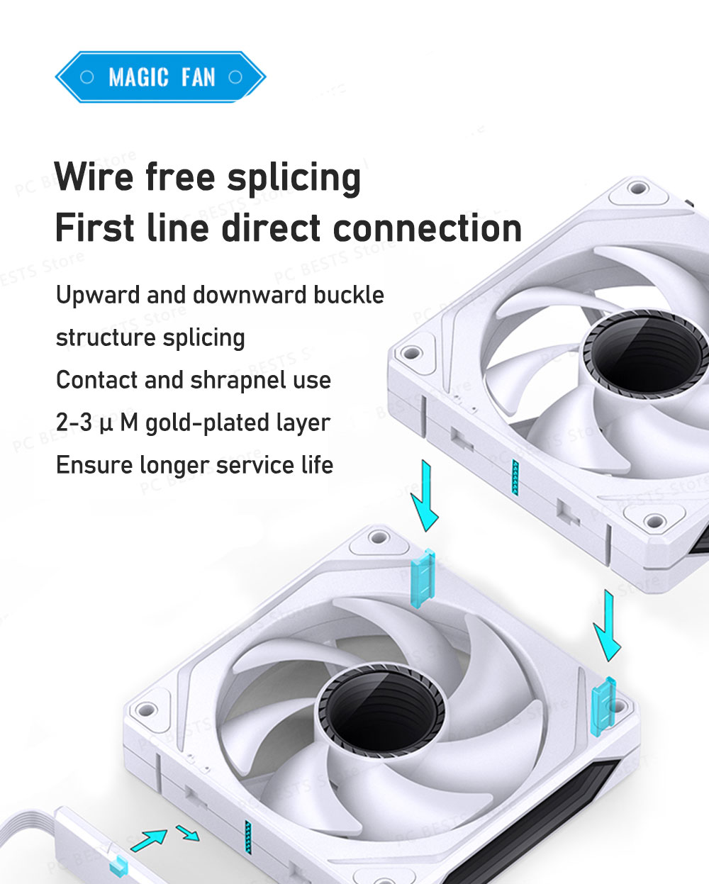 Jonsbo ZL-120 3in1 Case Fan ARGB 120mm CPU Cooling Fan 4PIN PWM ...