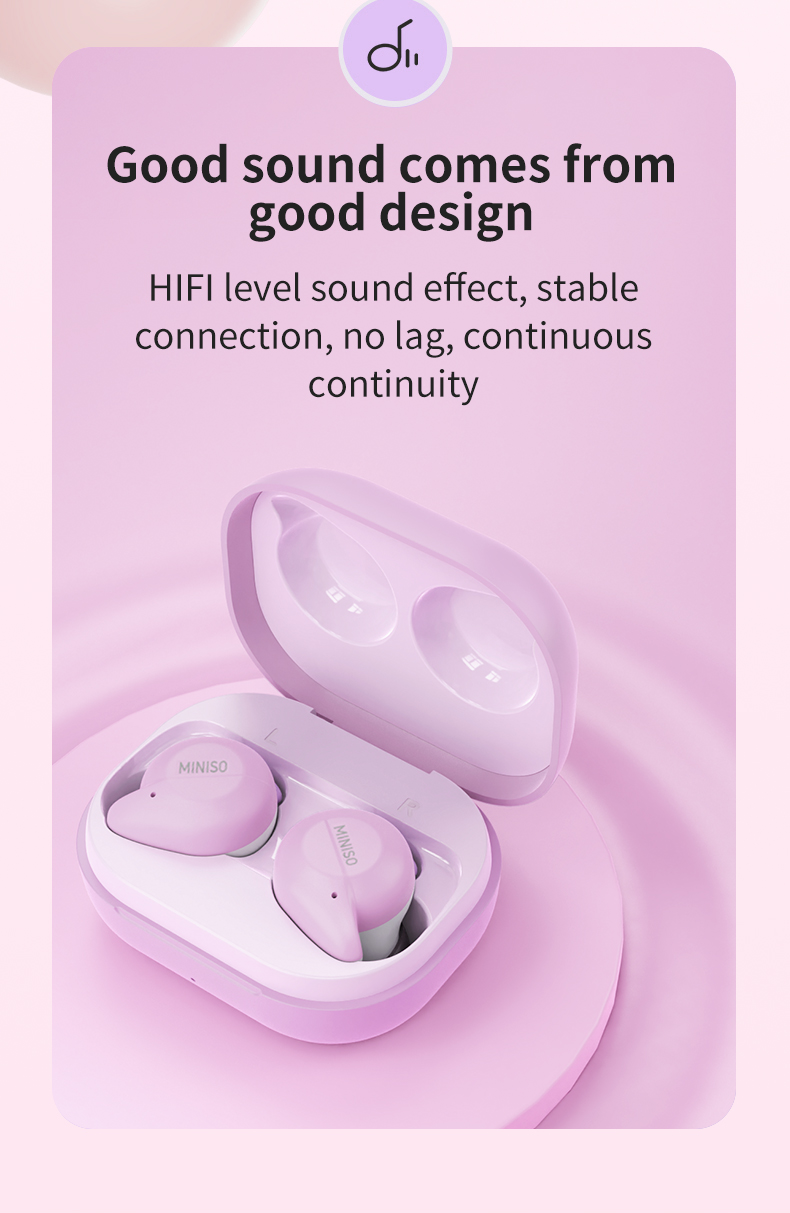 MINISO X51 TWS Wireless Bluetooth 5.4 Earbuds With Microphone Mini ...