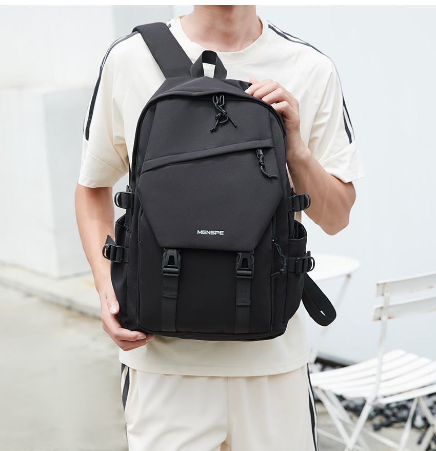 MENSPE Men Backpack Laptop Backpack Waterproof Travel Backpack Business ...