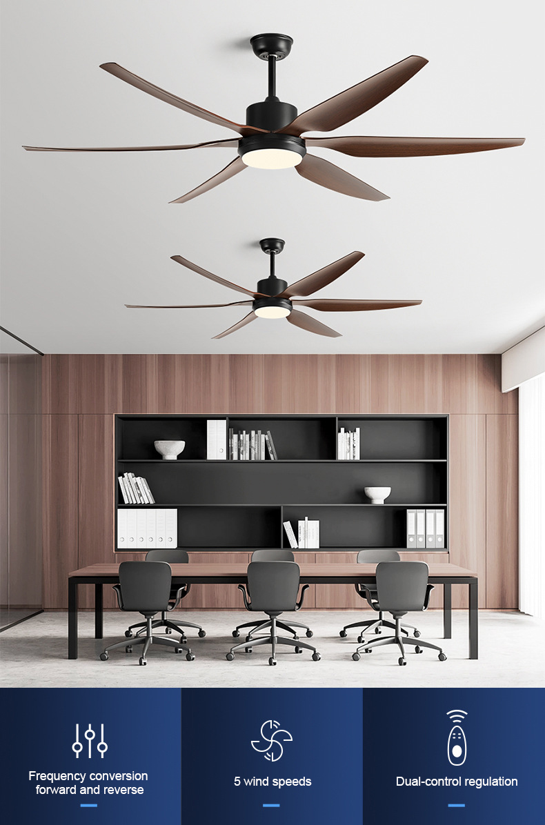 GOGEOUS 54/66 Inch Nordic Ceiling Fan With Light Big Size Remote ...
