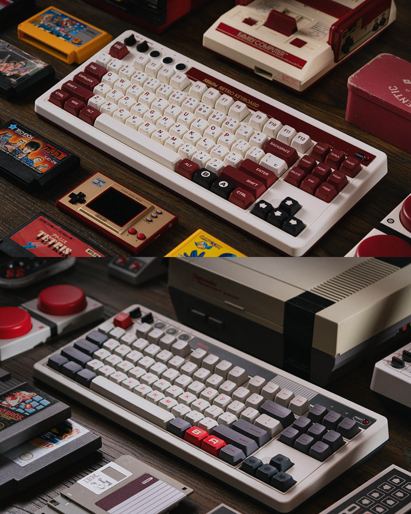 8BitDo Retro Mechanical Keyboard C64 Edition/M Edition/N Edition/Fami ...