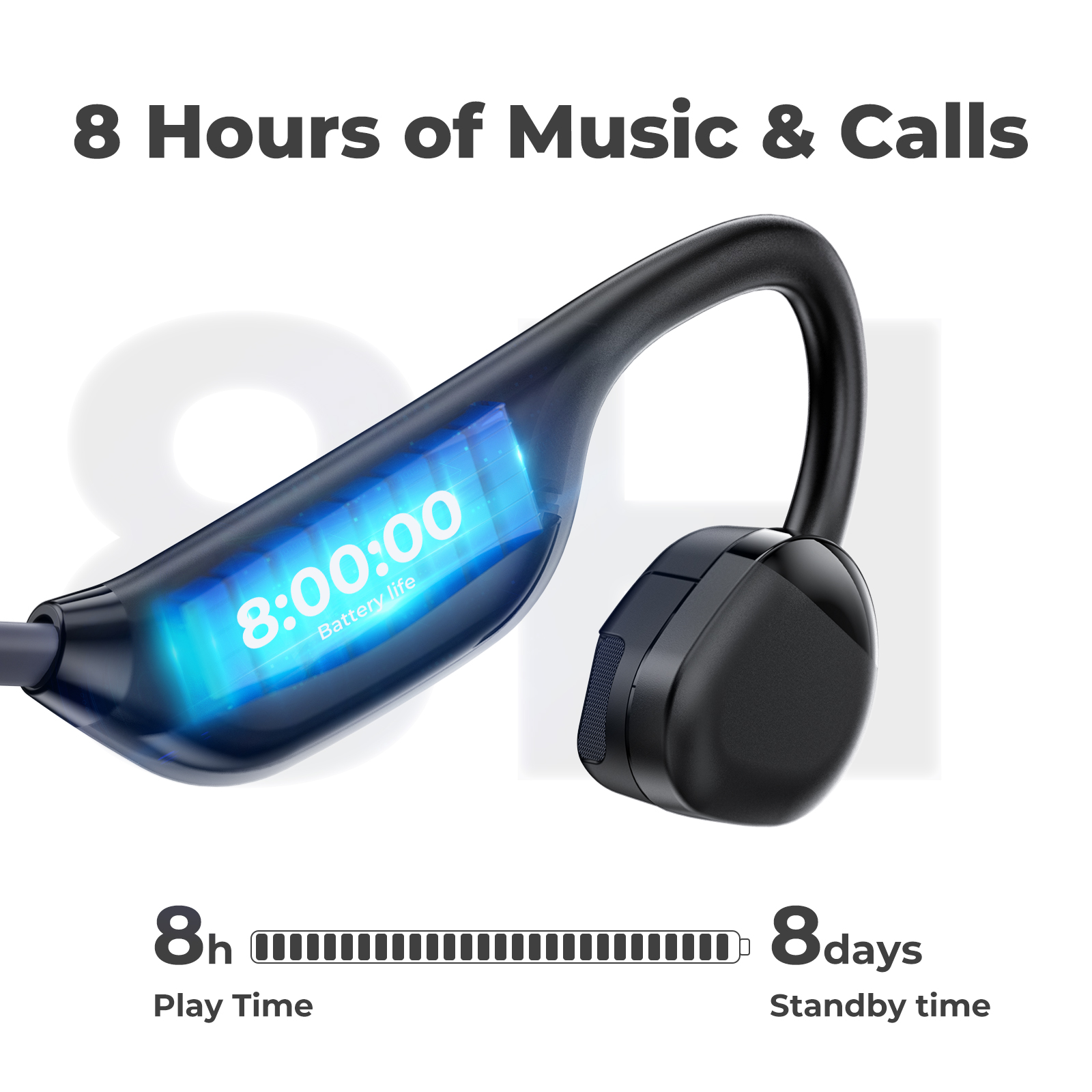 MINISO X60 Wireless Earbuds Bone Conduction Bluetooth 5.4 Sports ...