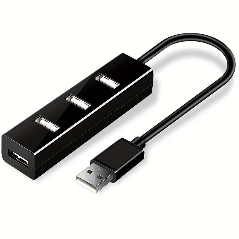 4 Port USB HUB Connector for Computer Mouse Keyboard Office Laptop USB ...
