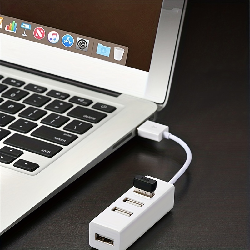 4 Port USB HUB Connector for Computer Mouse Keyboard Office Laptop USB ...