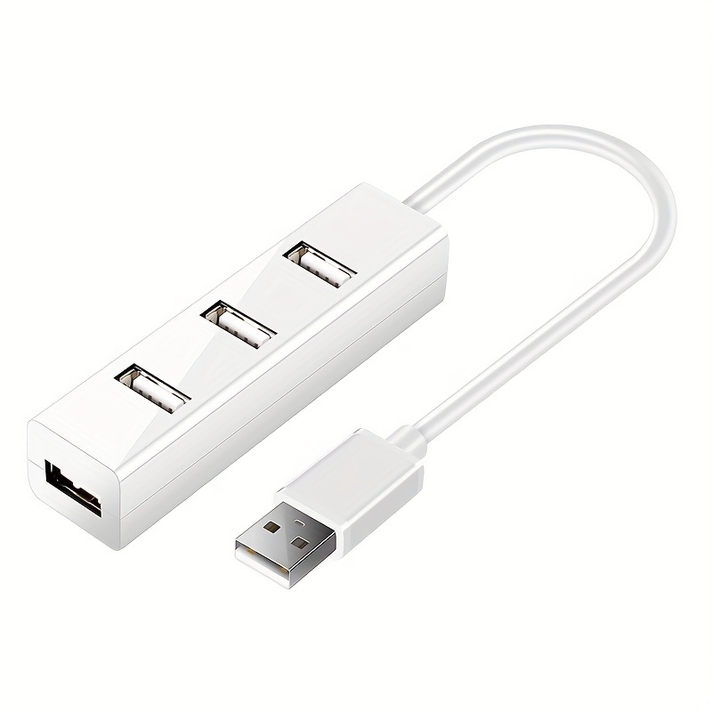 4 Port USB HUB Connector for Computer Mouse Keyboard Office Laptop USB ...
