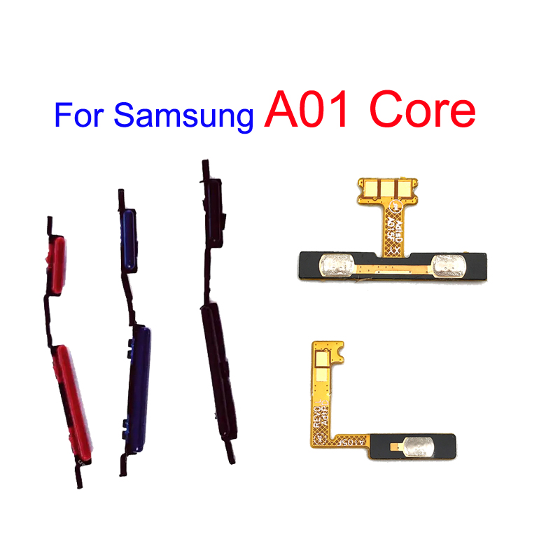 Power On Off Volume Up Down Button Flex For Samsung Galaxy A01 Core ...