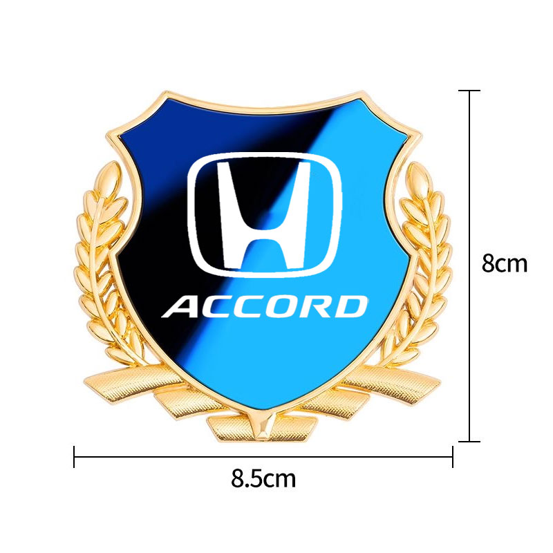 Honda HRV HR-V Car 3D metal wheat ear decoration car sticker ...