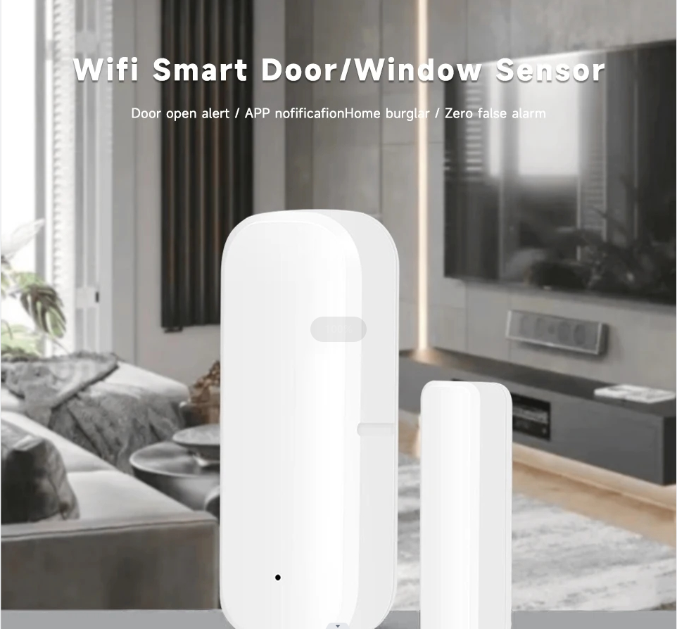 Tuya Wifi Door Sensor Window Entry Sensor Security Burglar Door Sensor ...