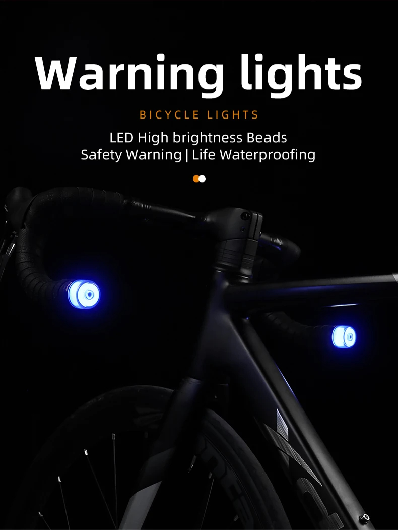 ESLNF Bike Handlebar Light LED Bicycle Light Turn Signal Cycling Handle ...