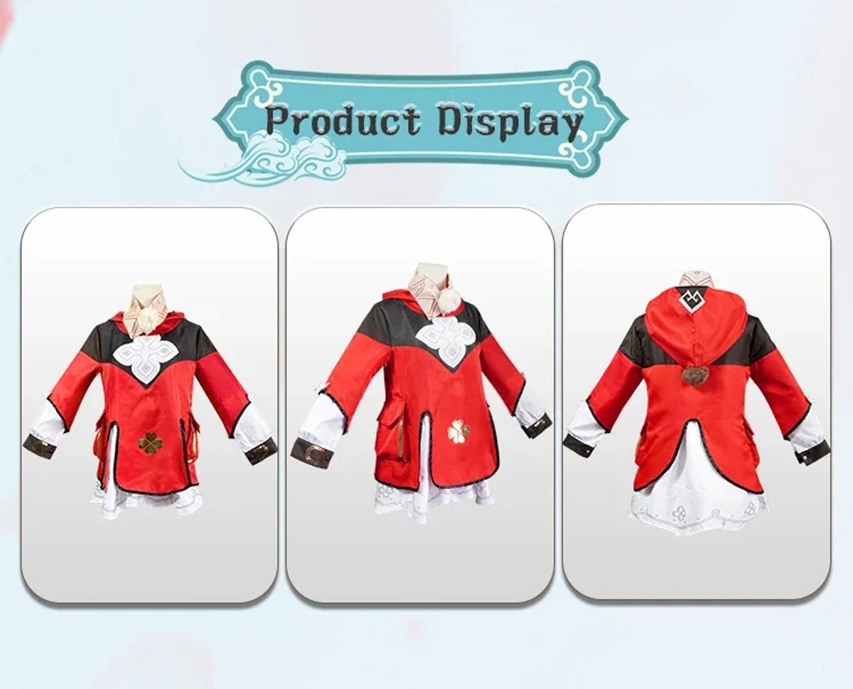 Genshin Impact Klee Cosplay Costume Uniform Anime Chinese Style ...