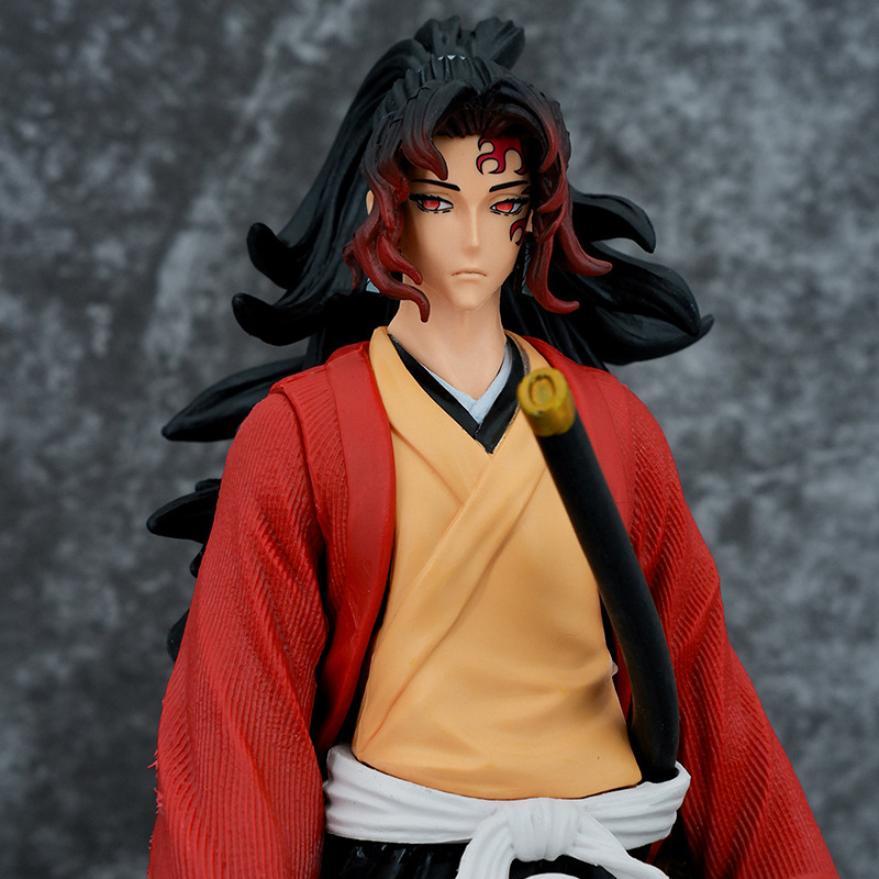 30cm Anime Demon Slayer Figure Tsugikuni Yoriichi Kokushibou Tsugikuni ...