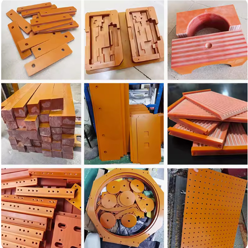 Customized Orange Electrical Bakelite Board Insulation Sheet Glue ...