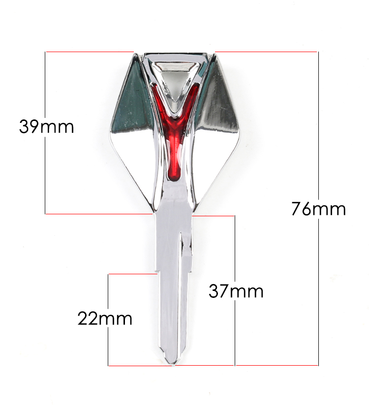1 Piece Alloy Key Blank for Ducati Motorcycle Universal Key Embryo 821 ...