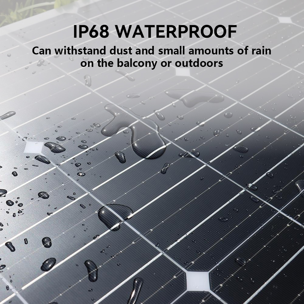 【In stock】PowMr 100W Flexible Solar Panel 21.6Voc 4.8A High Efficiency ...