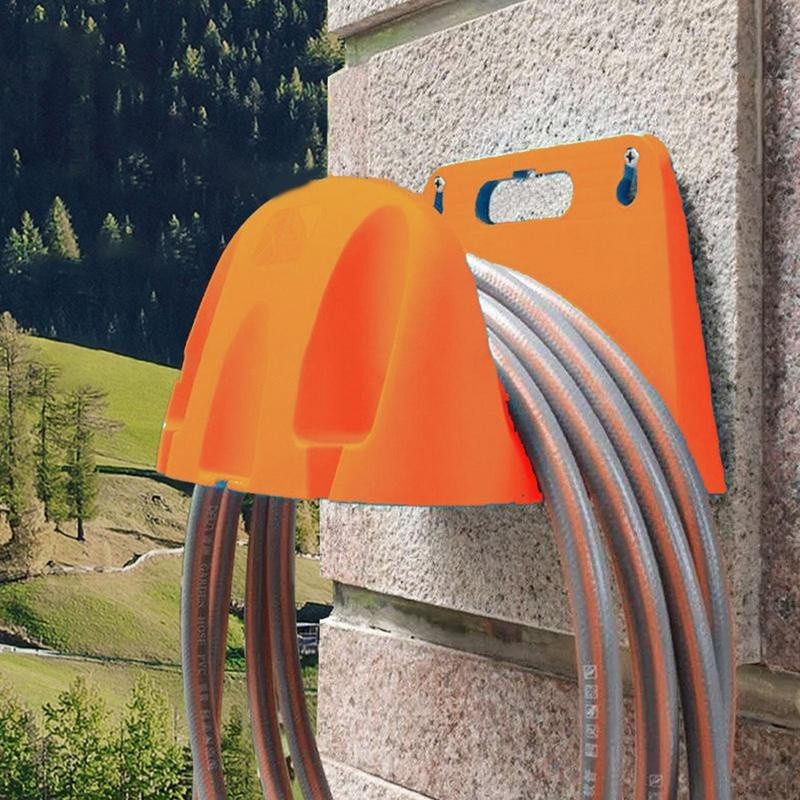 Garden Hose Holder Wall Mounted Hose Pipe Storage Holder Pipe Hose Rack ...