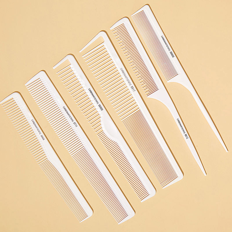 Anti-Static Cutting Professional Finishing Comb Plastic Pointed Tail ...