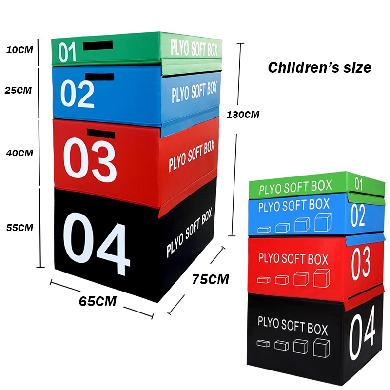 plyometric jump soft box stackable for children teenagers gymnastics ...