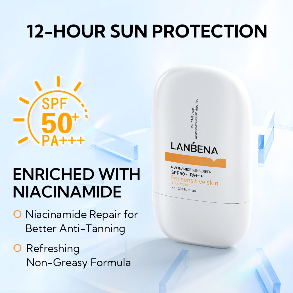 LANBENA Sunscreen Spf 50+ Pa+++ Suncare Whitening Oil Control ...