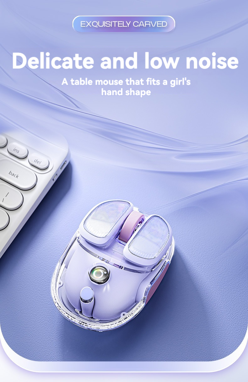 【Fast Shipping】Q9 Wireless Bluetooth Mouse Silent Cute Mouse Mini ...