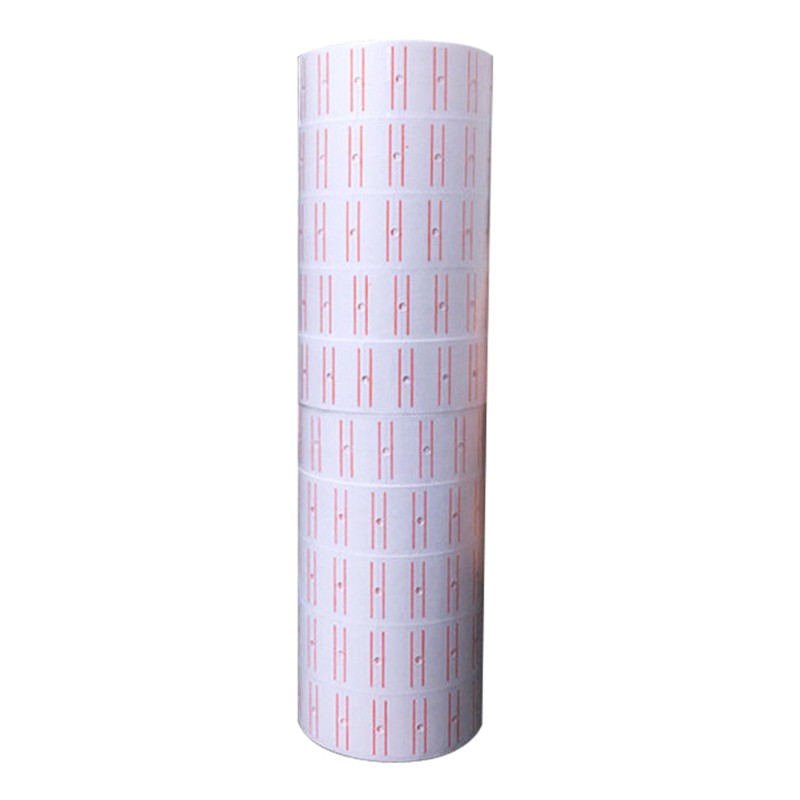10 Rolls Self-Adhesive Price Label Stickers, Single Row Paper Labels ...