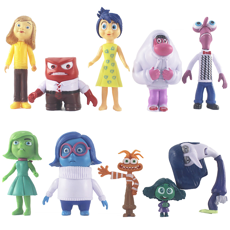 10Pcs/12Pcs/6Pcs Inside Out 2 Figures Model Doll Riley Anxiety ...