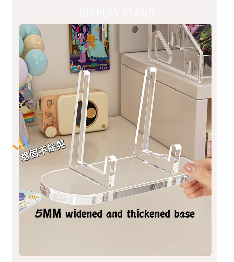 Badge Display Rack Badge Storage Rack Acrylic Bracket Peripheral Card ...