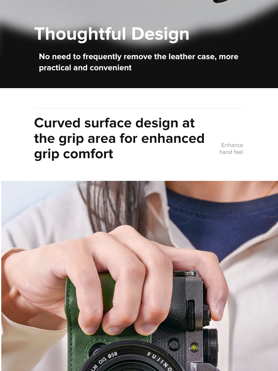 Llano Fuji XT5 Genuine Leather Camera Case Quality Leather Half Case ...