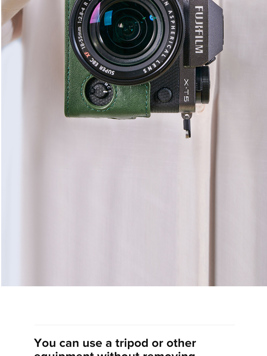 Llano Fuji XT5 Genuine Leather Camera Case Quality Leather Half Case ...