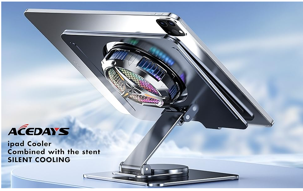 iPad Cooler,Magnetic Tablet Cooler for ipad/surface pro/Samsung Tab ...