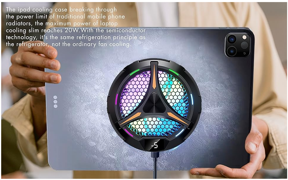 iPad Cooler,Magnetic Tablet Cooler for ipad/surface pro/Samsung Tab ...