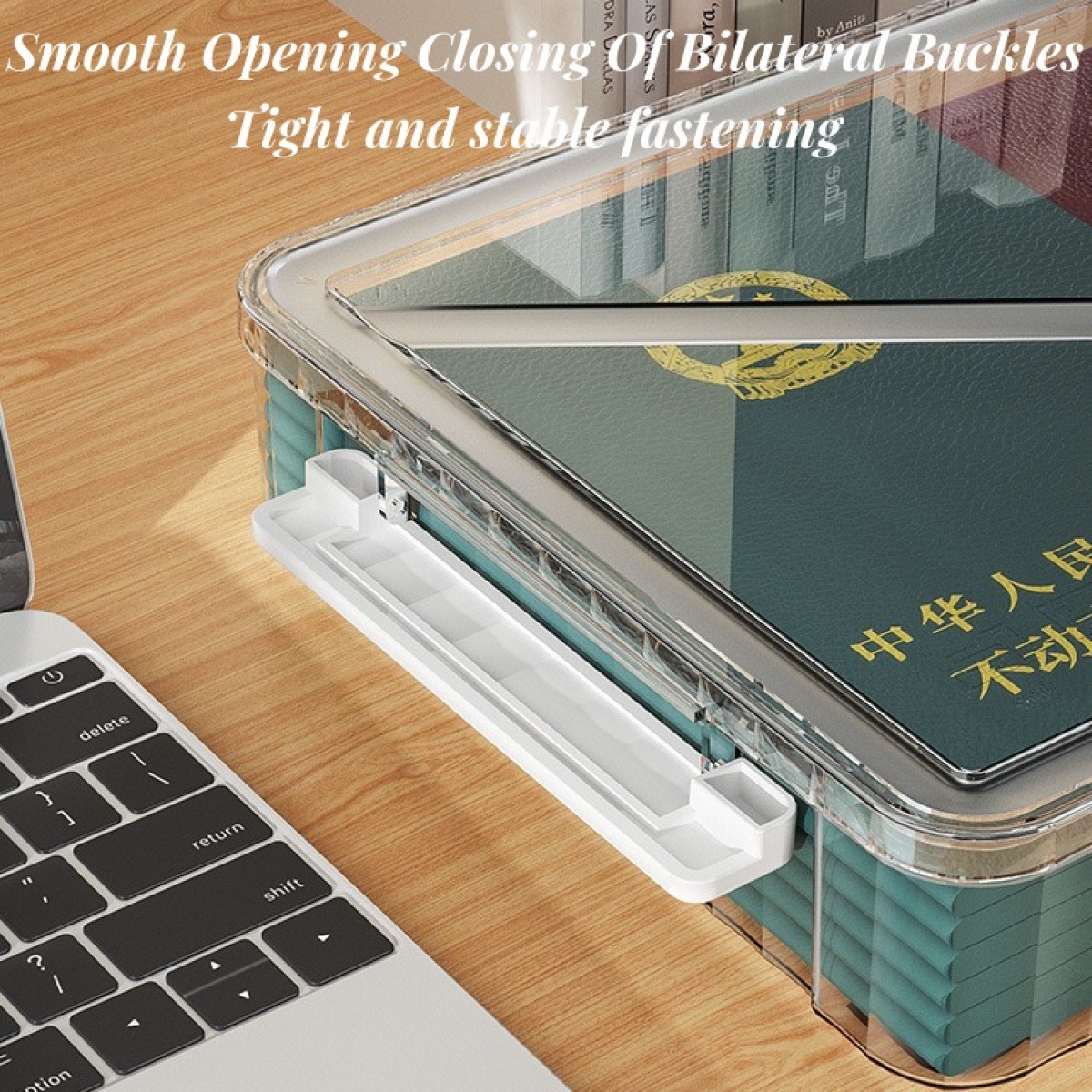 Long/A4 File Folder Organizer File Box Plastic File Case Document ...