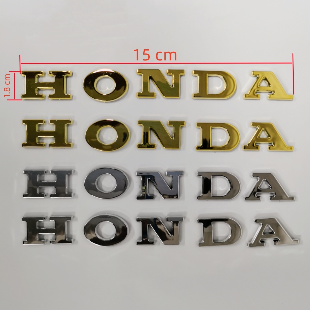 1 Pair Original HONDA 3D Emblem Decal Waterproof honda logo | Shopee ...