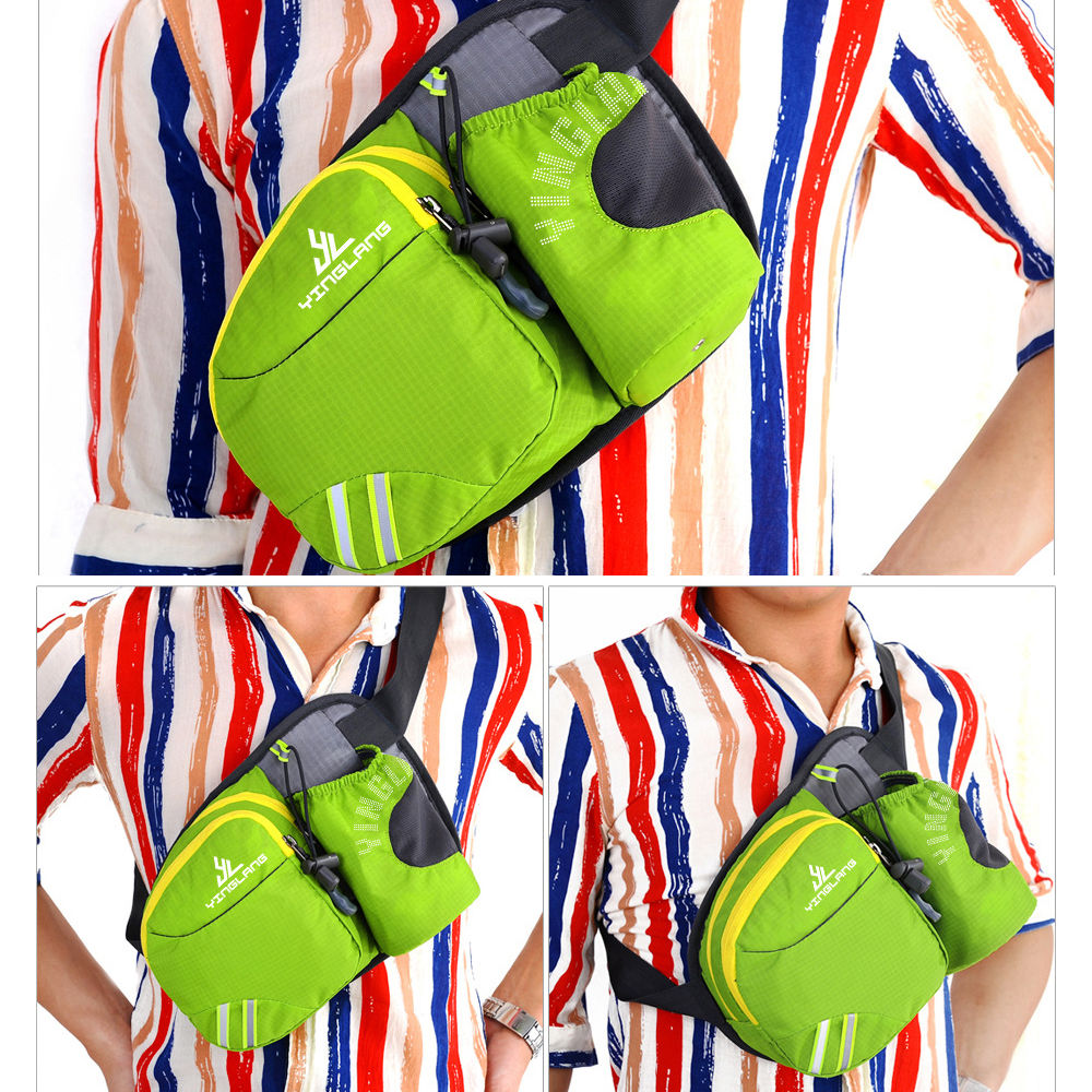 Fanny Pack with Water Bottle Holder, Waist Pack with Multi-Pockets ...