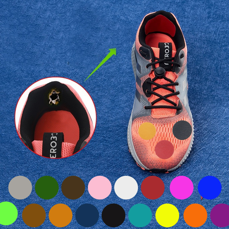 6 PCS Shoe Repair Patch Sneaker Hole Self-Adhesive Heel Shoe Hole ...