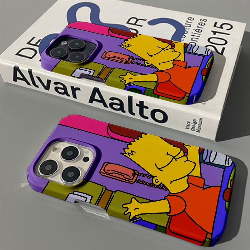 Simpson Compatible For IPhone 15 14 13 12 11 Pro Max X XR Xs Max 8 7 6s ...