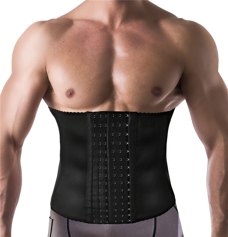Man Slimming Body Shaper Male Waist Trainer Cincher Corset Men Body Modeling Belt Tummy Control ...