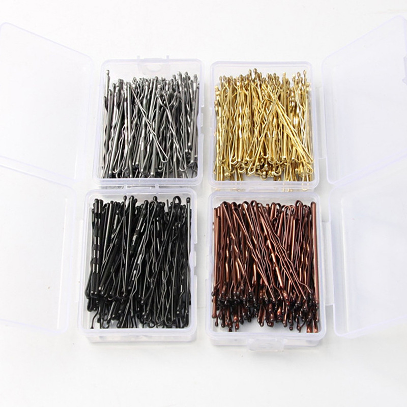 50/100Pcs Colorful Alloy Bobby Pins Hair Clips Hairpins Barrette ...