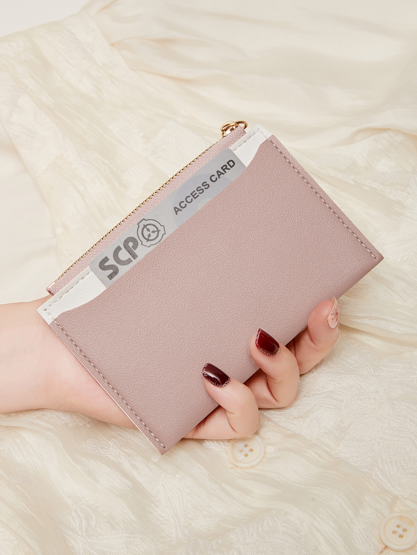 MIYIN Fashion Two Tone Card Holder Coin Purse Slim Lightweight Portable ...