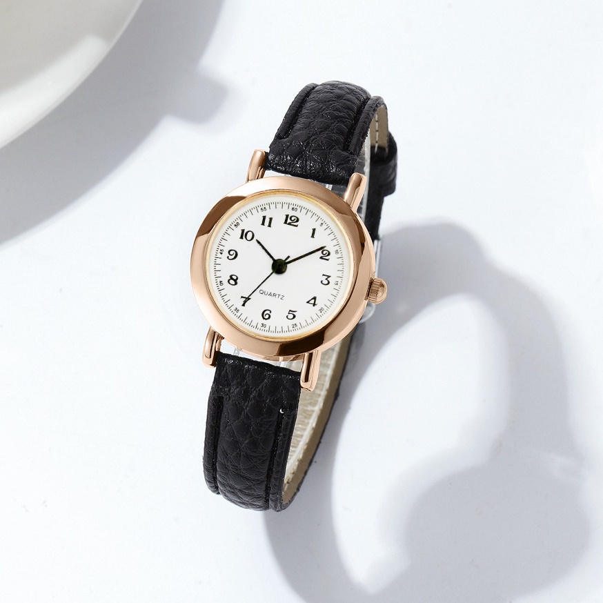 Women's Small Dial Quartz Watch, Casual Leather Strap, Minimalist ...