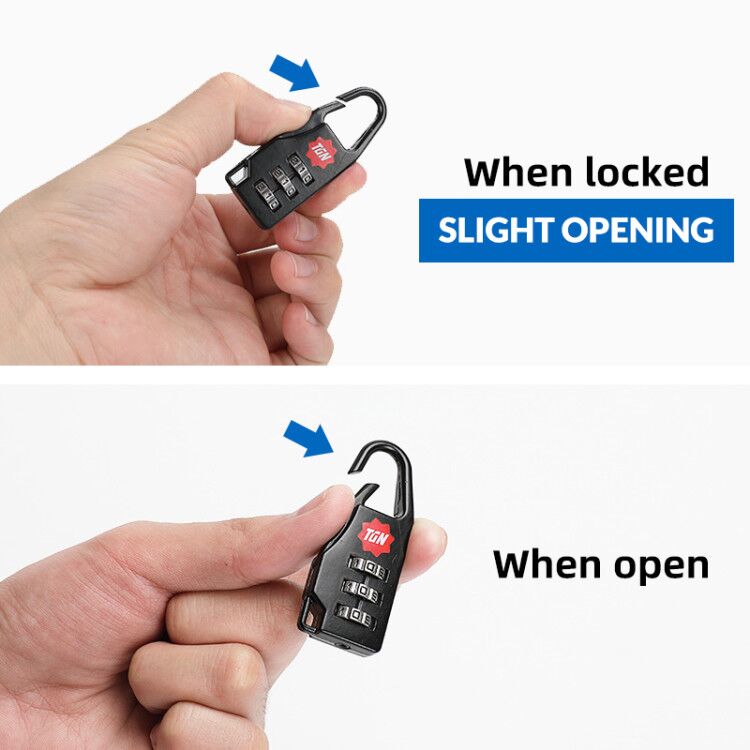 Tigernu 001 Convenient Small Combination Code Lock Padlock | Shopee ...